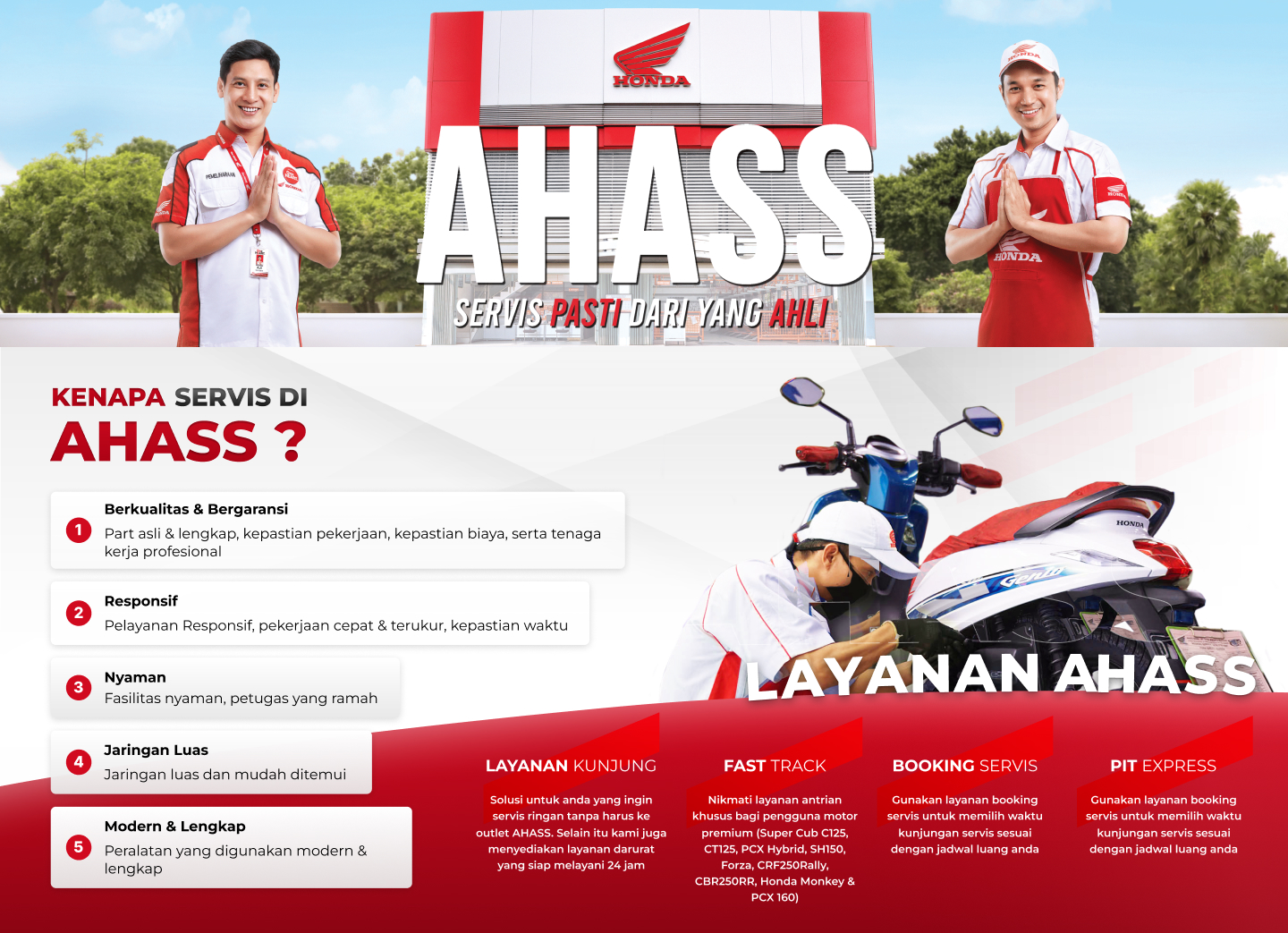 AHASS | Bengkel Motor Honda Terdekat - Astra Motor